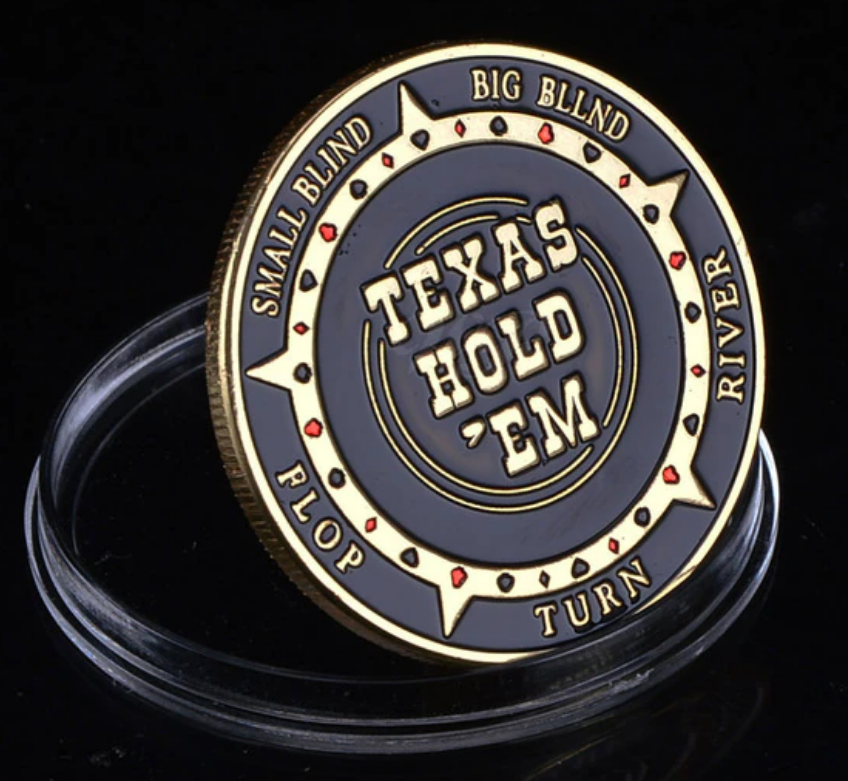 Texas Hold'Em Blackout Medallion – chipcave