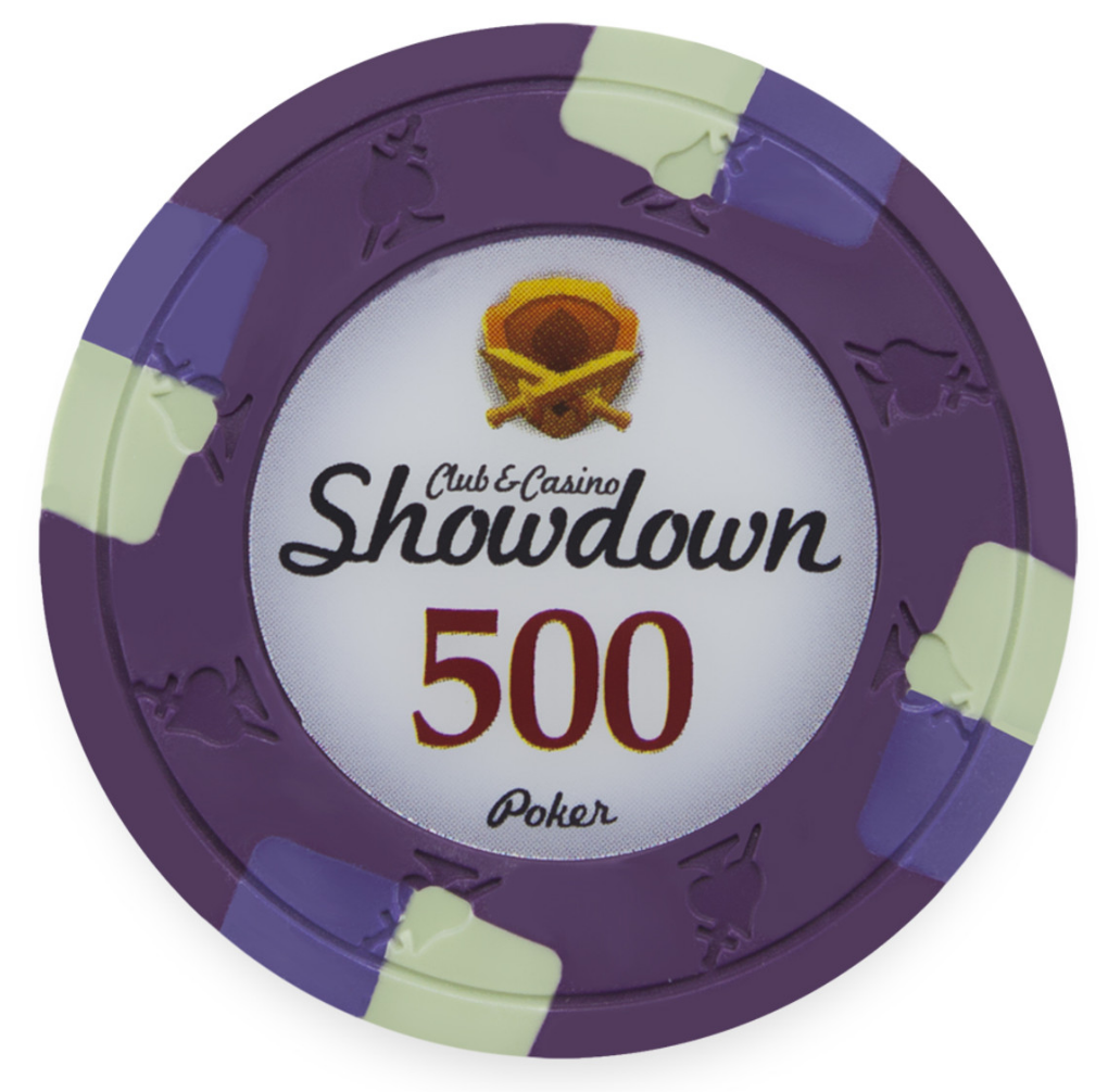 Purple Showdown Poker Chips - $500 – chipcave
