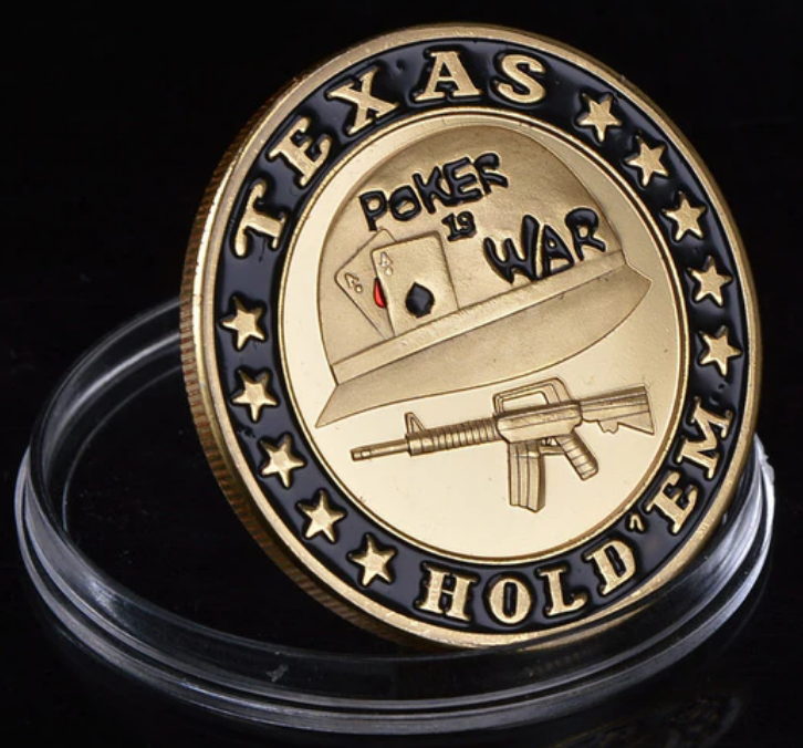 Poker is War - Texas Hold'em - Medallion – chipcave